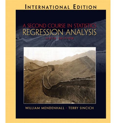 A Second Course In Statistics Regression Analysis Nhbs Academic And Professional Books