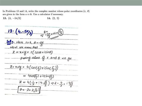 SOLUTION: Exercise 1 3 lec 8 complex analysis solutions - Studypool
