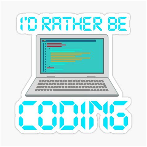 Mens Coding Design T It Computer Programmers Coders Sticker For Sale By Railwayblogger
