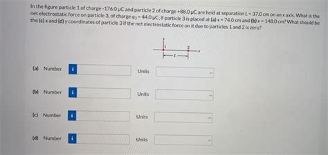 Solved In the figure particle of charge μC and Chegg