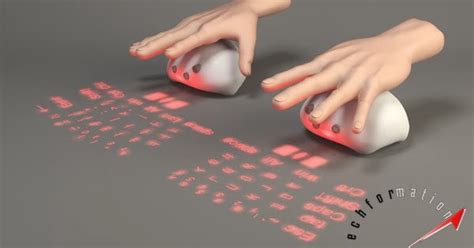 Virtual Keyboard Projector Cum Mouse Techformation