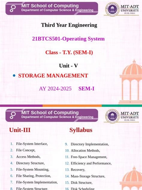 Unit V Storage Management Pdf File System Hard Disk Drive