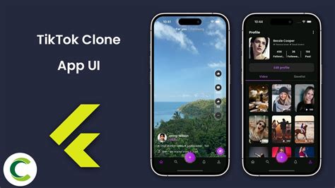 tiktok clone app ui in flutter short video streaming app ui in