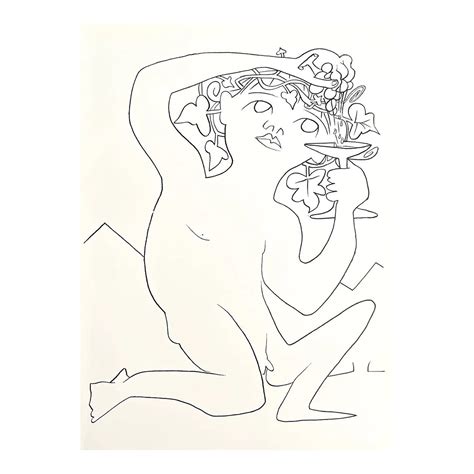 1975 Francoise Gilot Lithograph I Squeeze The Juice Chairish