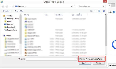Force Browse Files Dialogue Box To Show All Files Windows
