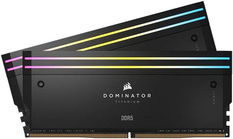 Corsair Dominator Titanium 48 Gb 2 X 24gb Ddr5 Rgb Desktop Memory Kit 7000mhz Memory Speed