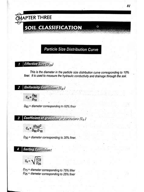 Soil Classification And Permeability Soil Pdf