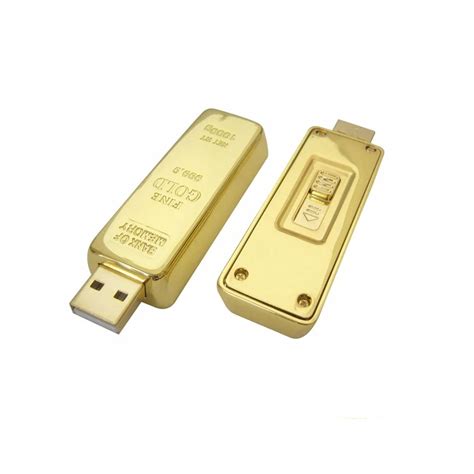Metal Memory Stick Customized Logo Gold Bar Usb Flash Drive Gb Gb Gb Gb Gb Buy Usb