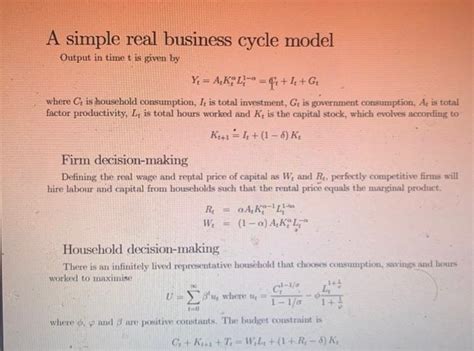 Solved 1 Consumption And Savings 1 11 Explain The Different