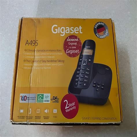 Gigaset A495 Cordless Landline Phone Standby Time 144 Hour At Rs 2999