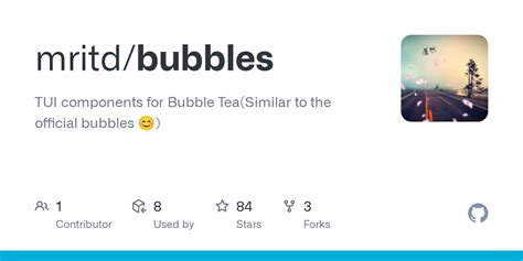 GitHub Mritd Bubbles TUI Components For Bubble Tea Similar To The Official Bubbles