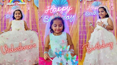 Vedashrees Birthday Party🎉🎂 Vlog 17 Youtube