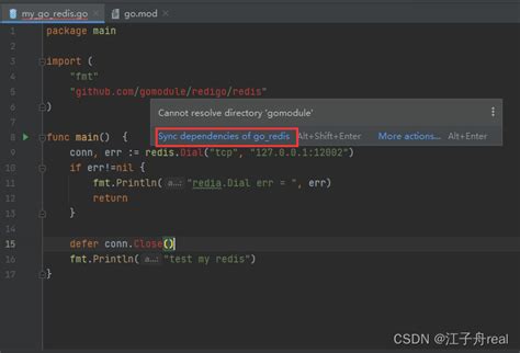 goland 导入github包 报红 goland 移入 github 报错 csdn博客
