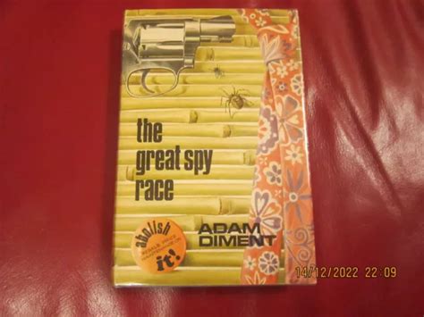 Adam Diment The Great Spy Course Édition Hb En Dustwrapper James Bond