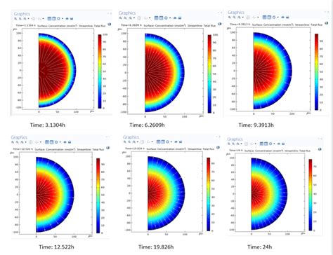 Drug Diffusion From A Microsphere Comsol Simulation