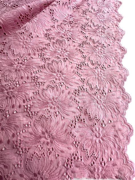 Italian Cotton Batiste Quality Fabric Sangalo Eyelet Fabric