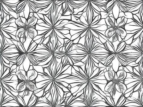 Premium AI Image Seamless Monochrome Monochrome Pattern