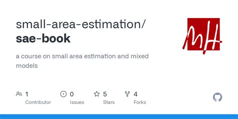 github small area estimation sae book a course on small area