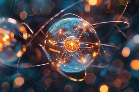 atomic particle generative ai premium ai generated image