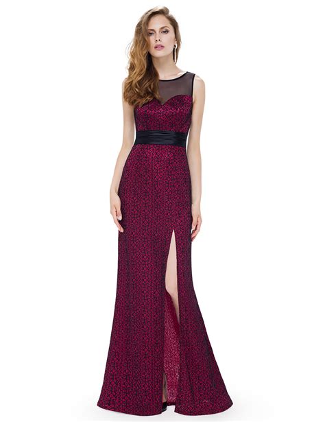 Ever Pretty Women Split Prom Dresses Formal Evening Gowns Party Dresses