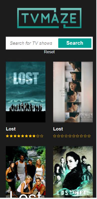 Github Gvinoth76nexar Tv Maze Assignment