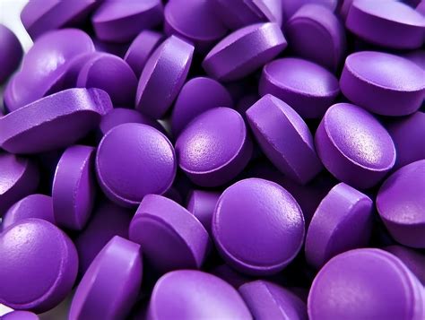 Purple Medication Pharma Vitamins Medicine Healthcare Tablets 51259389