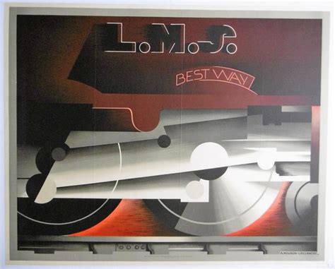 A Mouron Cassandre L M S Best Way Reprint 1980s Catawiki