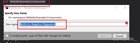 Unity C 批量处理 命名空间 修改unity 一键修改namespace名 Csdn博客