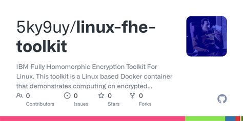 Github 5ky9uylinux Fhe Toolkit Ibm Fully Homomorphic Encryption
