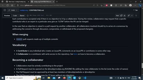 Out Of Order Page Structure In Contributing Guidelines · Issue 5393