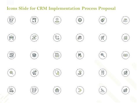 Icons Slide For Crm Implementation Process Proposal Ppt Powerpoint