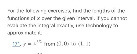 solved for the following exercises find the lengths of the