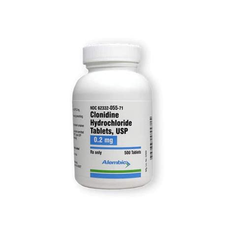 Clonidine 0 2 Mg Tablets 100 Count Mcguff