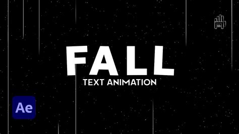 Falling Text Animation Tutorial In After Effects Text Animation