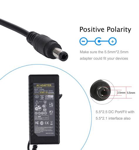 Ac100 240v To Dc48v 2a Power Supply Adapter For Poe Injector Switch Nvr