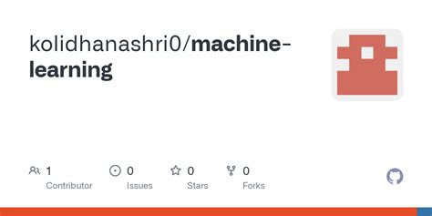 GitHub Kolidhanashri Machine Learning