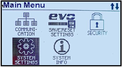 Configuring System Settings ATevo O SI 1PH Input Group II 16 100 Adc 1 1