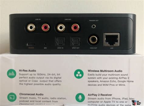 WiiM Pro Hi Res Audio Streamer With DAC Ethernet AirPlay New In Unopened Box For Sale US