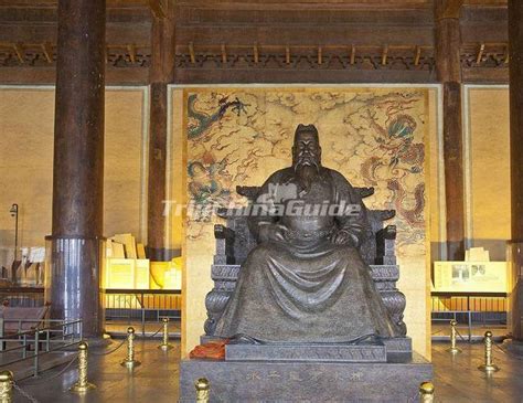 Emperor Yongles Statue In Yongling Tomb Beijing Ming Dynasty Tombs Photos
