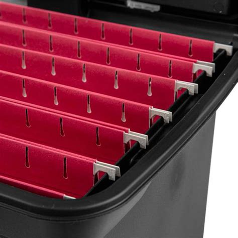 Sterilite Portable Lockable File Box With Extra Compartment Handle Reviews Wayfair