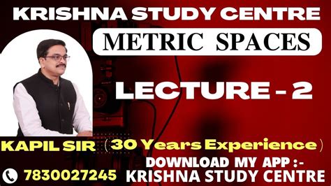 𝐂𝐇𝐀𝐏𝐓𝐄𝐑 𝟑 lecture 2 𝐌𝐄𝐓𝐑𝐈𝐂 𝐒𝐏𝐀𝐂𝐄𝐒 youtube