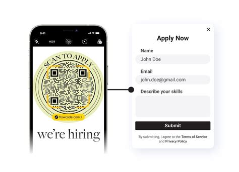 Dynamic Qr Code Generator For Hiring Employees Flowcode