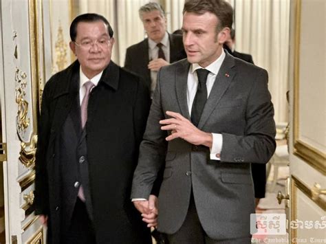 សម្តេច ហ៊ុន សែន និង លោកម៉ាក្រុងបង្ហាញភាព«ស្និទ្ធស្នាលដ៏កម្រ សុីសុីថាមស៍