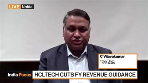 Hcltechs Vijayakumar On Earnings Momentum Vijayakumar C