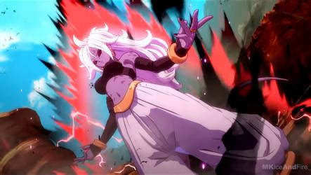 Android 21 On The Beach By Lordjack Son On Deviantart