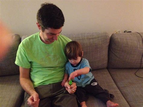 Blowing Bubbles With Daddy Sixohsix