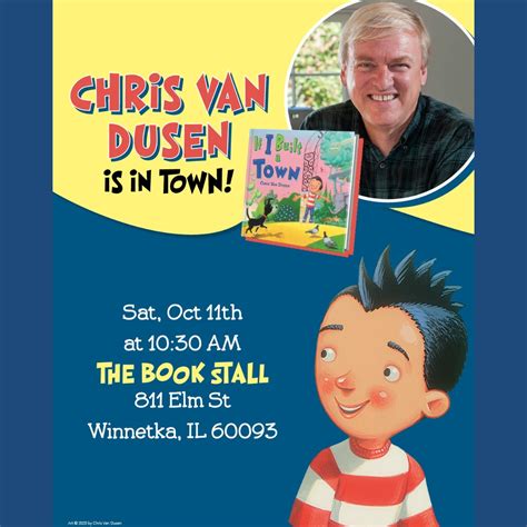 If I Built A Town Saturday Storytime With Chris Van Dusen The Book Stall