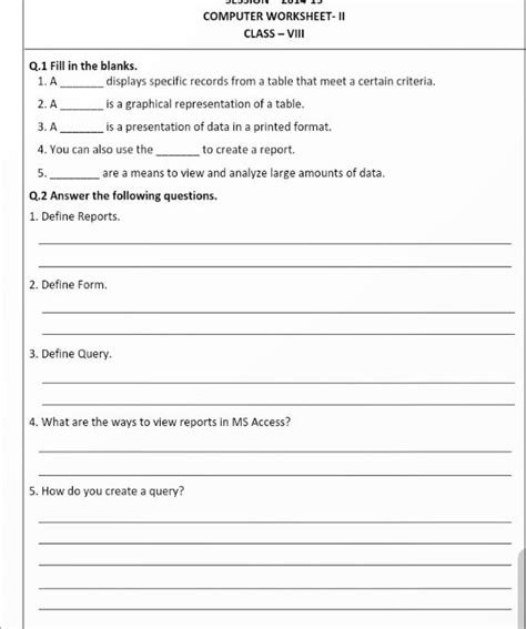 Ms Access 2010 Computer Assignment Teachmint