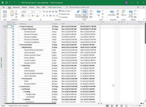 Using Auto Filter To Track Schedule Health In Microsoft Project Taradigm