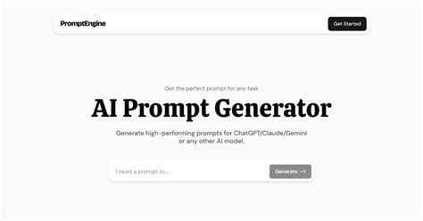 Prompt Engine Ai Tool For Prompts